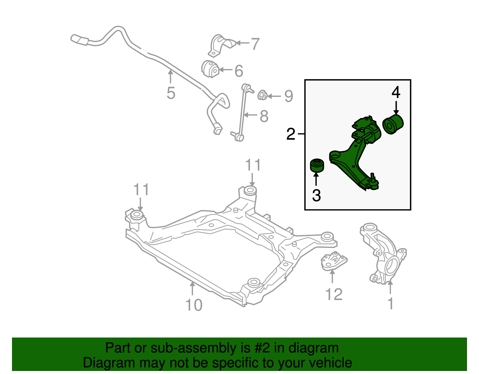 Genuine Volvo Lower Control Arm 31317663 | eBay