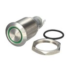 LED Latching ON/OFF Stainless Steel Push Button Panel Mount Switch LOT ...
