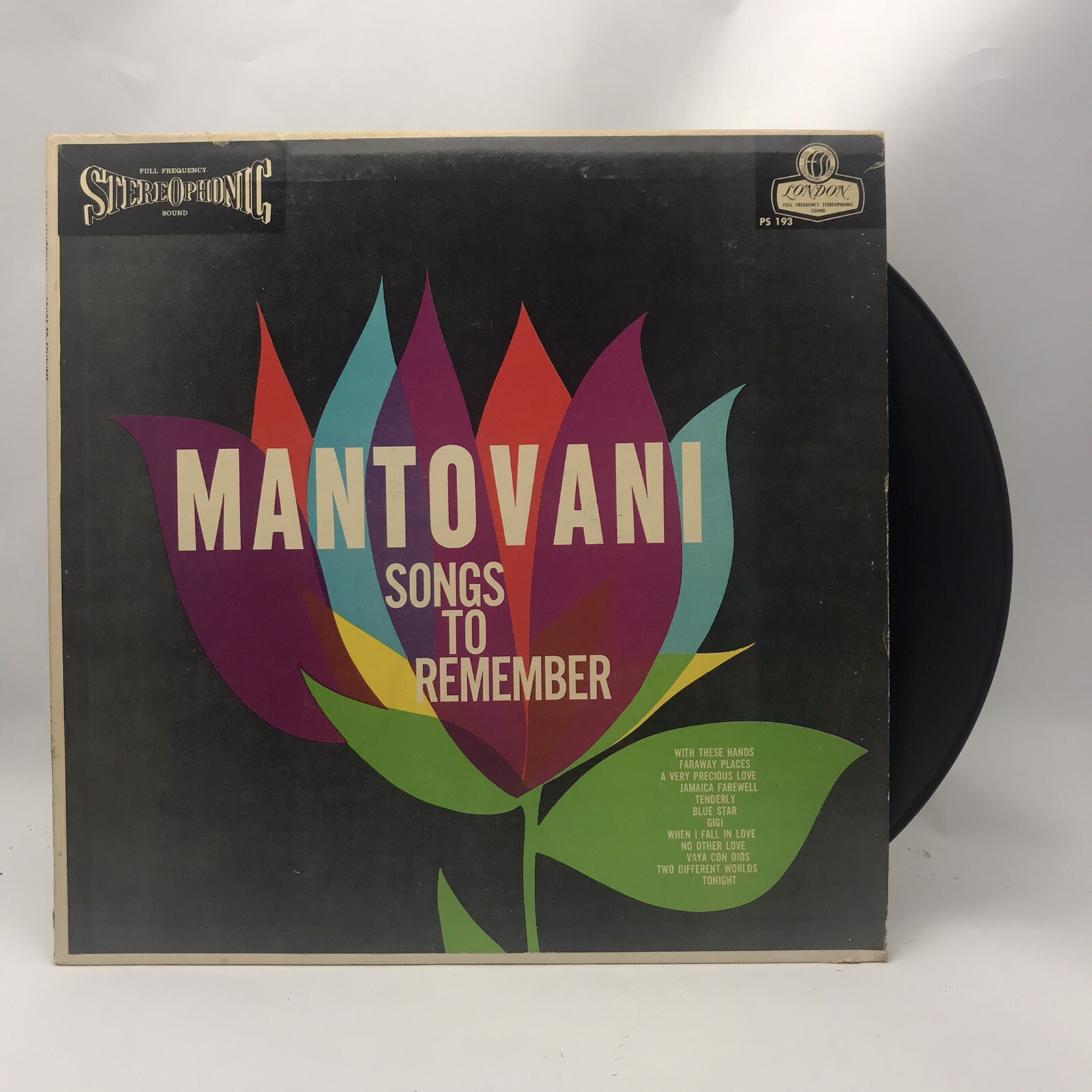 Mantovani Songs to Remember LP Stereo PS 193 Vinyl London Records VG | eBay