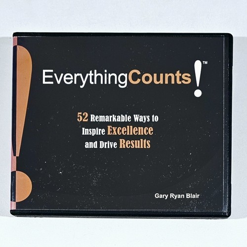 7-CD Audiobook EVERYTHING COUNTS Gary R. Blair Leistung Kundenkontakt ...