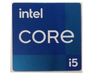 1 pcs Sticker for CORE i5 11th GEN Skylake Logo Decal 18mm x 18mm ...