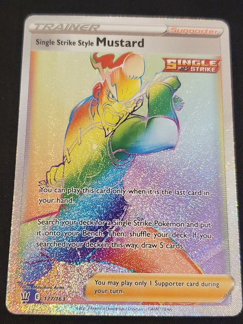 Pokémon TCG Single Strike Style Mustard Sword & Shield - Battle Styles ...