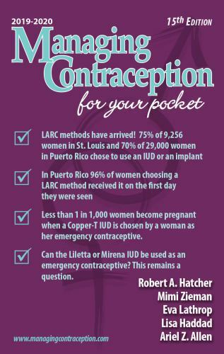 Managing Contraception : For Your Pocket by Mimi Zieman, Lisa Haddad ...
