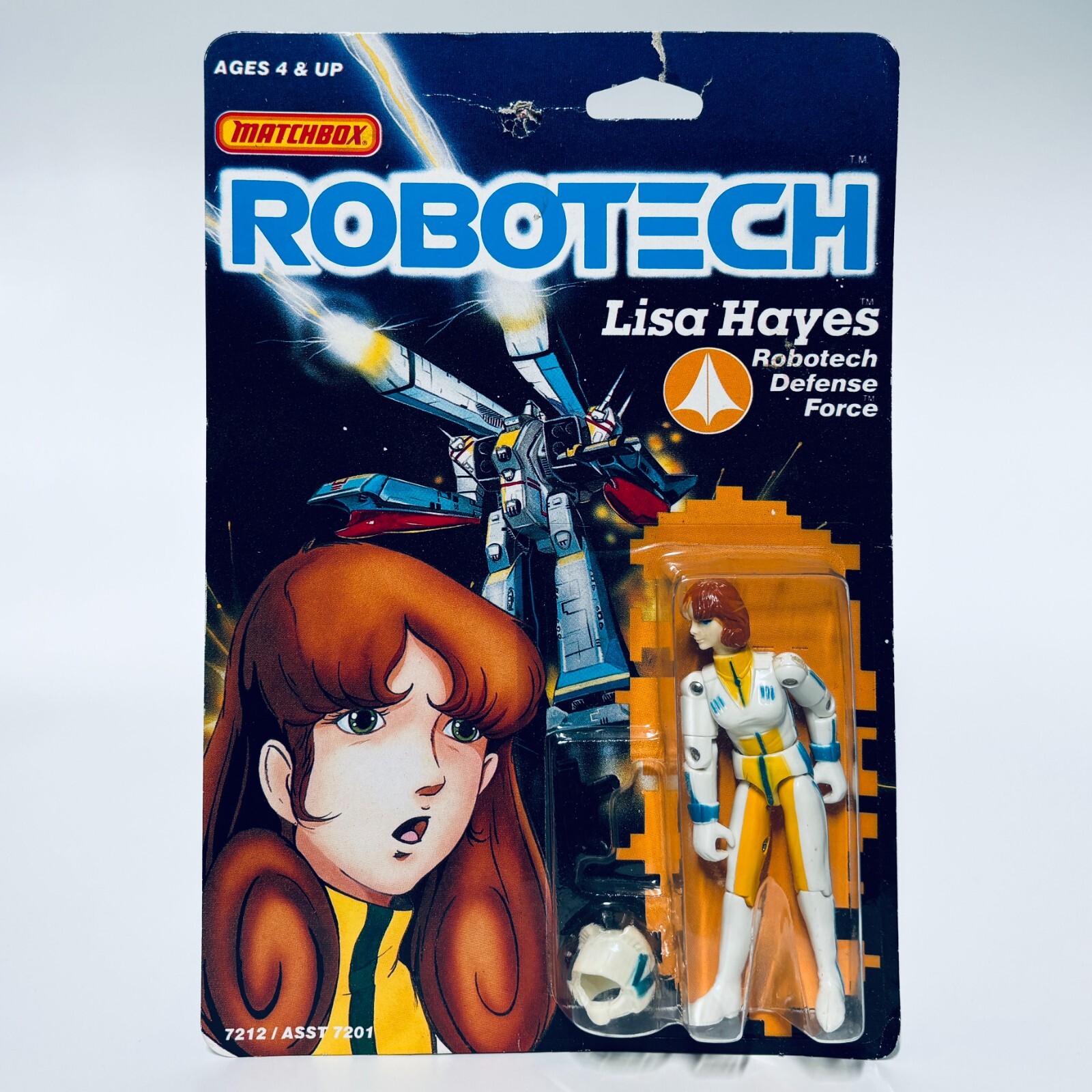Robotech Macross Lisa Hayes 1986 Matchbox Action Figure Carded MOSC MISB