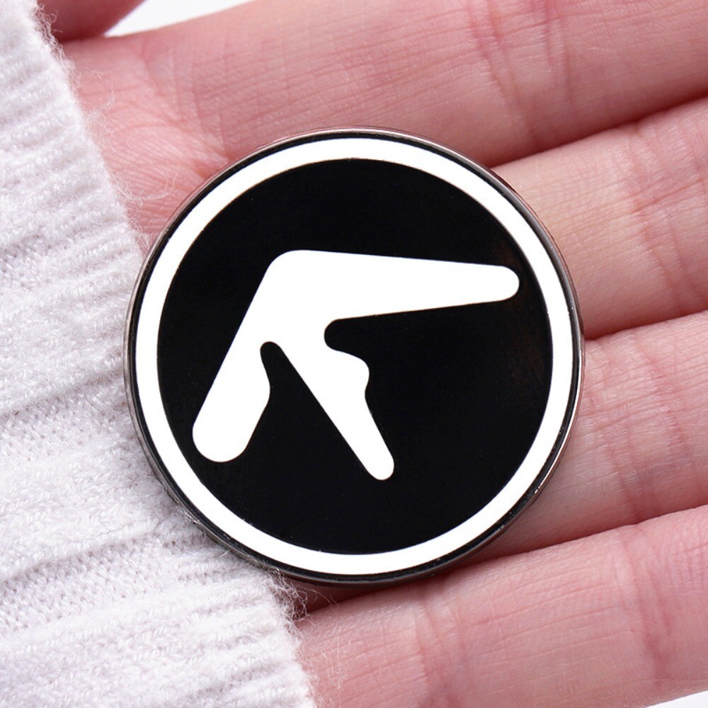 Copper Aphex Twin Logo Pin Mini Decorate Jewelry Portable Brooches | eBay