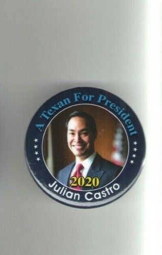 2020 pin JULIAN CASTRO pinback a TEXAN for President Campaign button | eBay