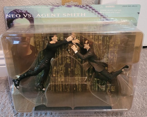 The Matrix Neo vs. Agent Smith 2000 N2 Toys Action Figure Set SEALED | eBay