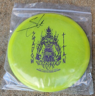 Signed Simon Lizotte Discmania Signature Series Forge Method Shadow ...
