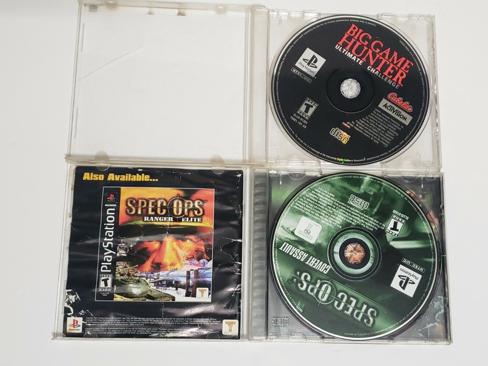 Ps1 Games Lot PlayStation 1 One Original Tested. Big Game Hunter, Spec ...