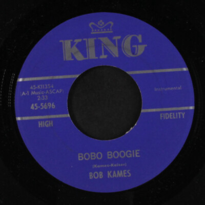 BOB KAMES: bobo boogie / alley cat KING 7" Single 45 RPM | eBay