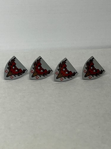 4 LEGO Harry Potter Durmstrang Stag Coat Of Arms Shields Knight 4768 | eBay