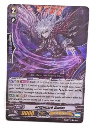 Bushiroad Cardfight!! Vanguard Dragwizard, Uscias PR/0338EN PROMO Near ...