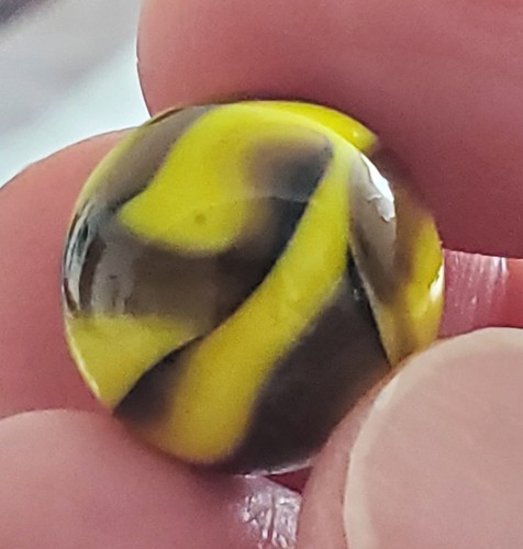 RARE 5/8" PELTIER BUMBLEBEE MARBLE-- KILLER PATTERN--BEAUTIFUL MARBLE ...