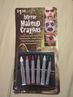 Horror Halloween Make Up Crayons Vampires Zombies Pirates • | eBay