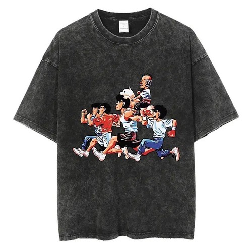 Hajime no Ippo T-Shirt l Oversize Boxen Gym Shirt – Y2K Anime Style ...