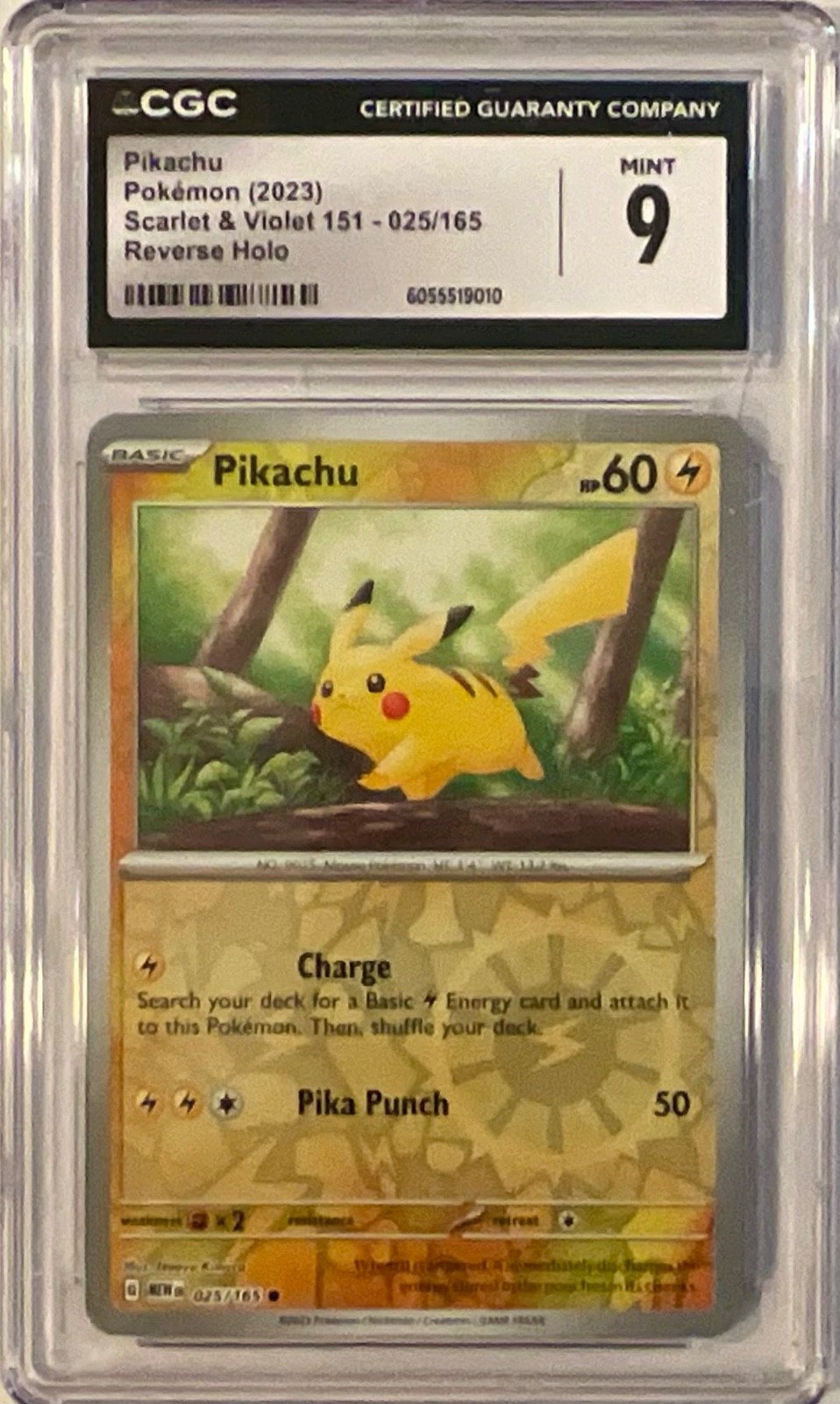 Pikachu - (Reverse Cosmos Holo) (Costco Exclusive) 025/165 ...