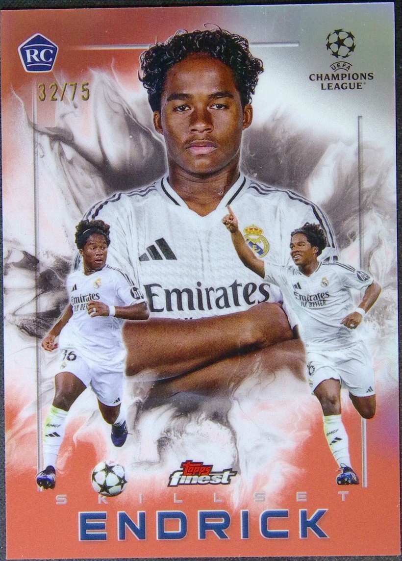 2024-25 Topps Finest Uefa Club Competitions - Finest Skillset Endrick # ...