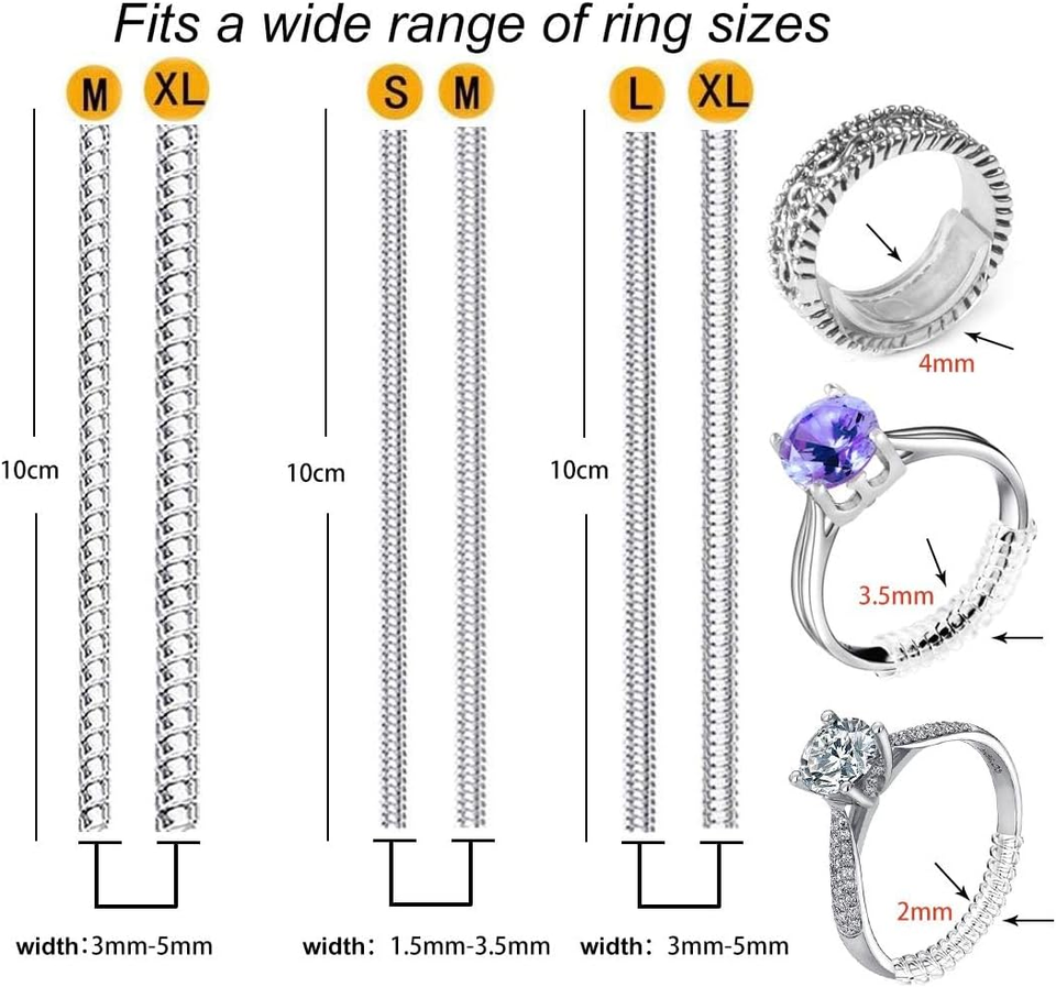 Ring Sizers for Loose Rings, Eiito Ring Size Adjuster Spacers or ...