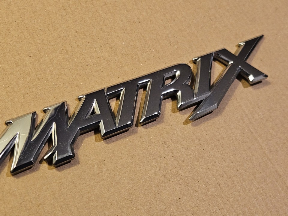 OEM 2003-2008 Toyota Matrix Emblem Logo Symbol Badge Trunk Gate Rear ...