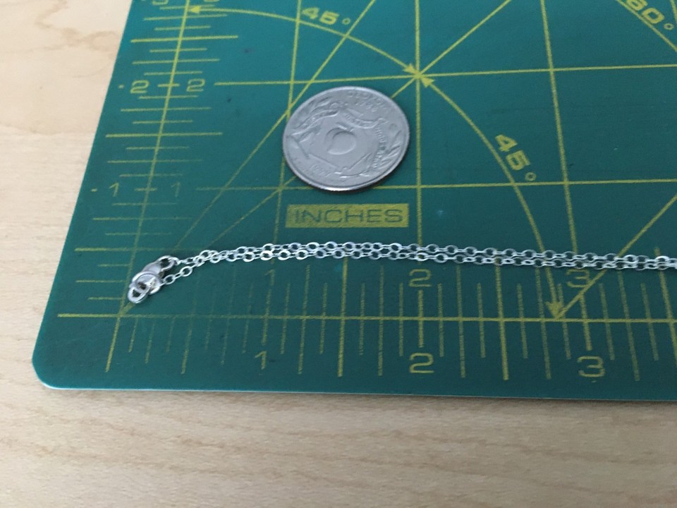 Vintage Necklace MARKED 925 STERLING SILVER Chain Diamond Pendant ...