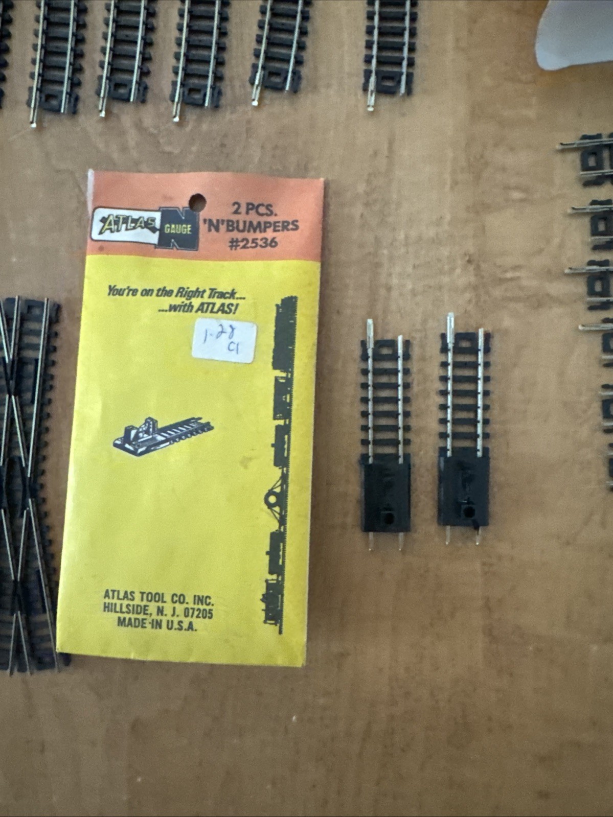 (4) ATLAS "N" SCALE TRACK LOT All Unused But Missing Connectors For ...