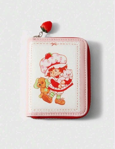 Strawberry Shortcake Wallet Zipper Cute Fashionable Cartoon Girl Gift ...