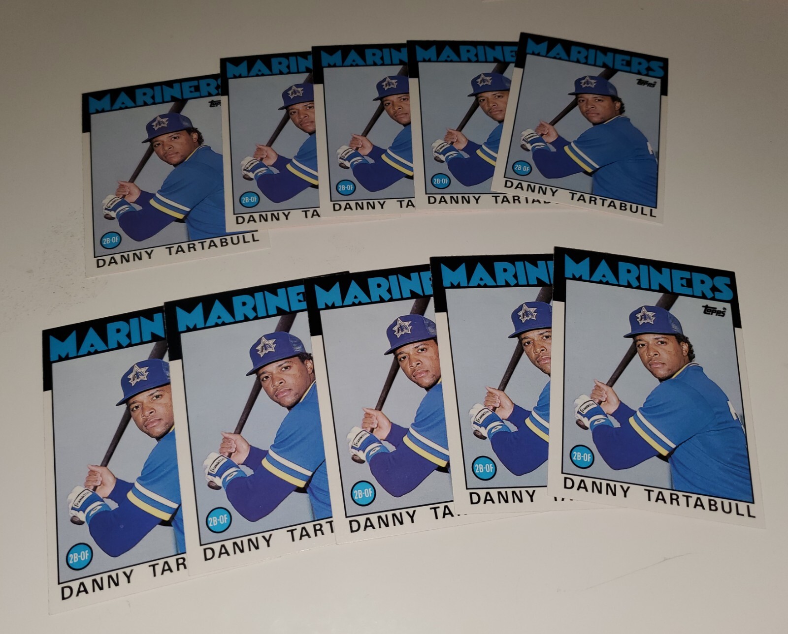 1986 Topps Traded 108T Danny Tartabull Rookie Lot of 10 A | eBay