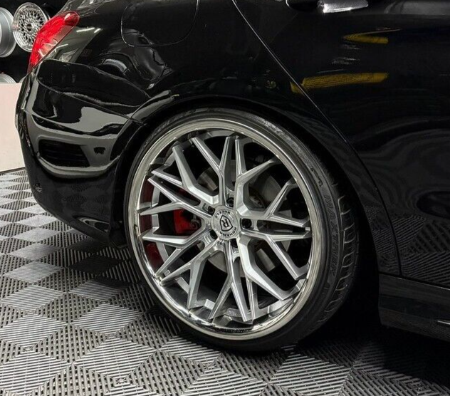 20" ROHANA RFC3 MACHINE SILVER STAGGERED WHEELS FOR BMW | eBay