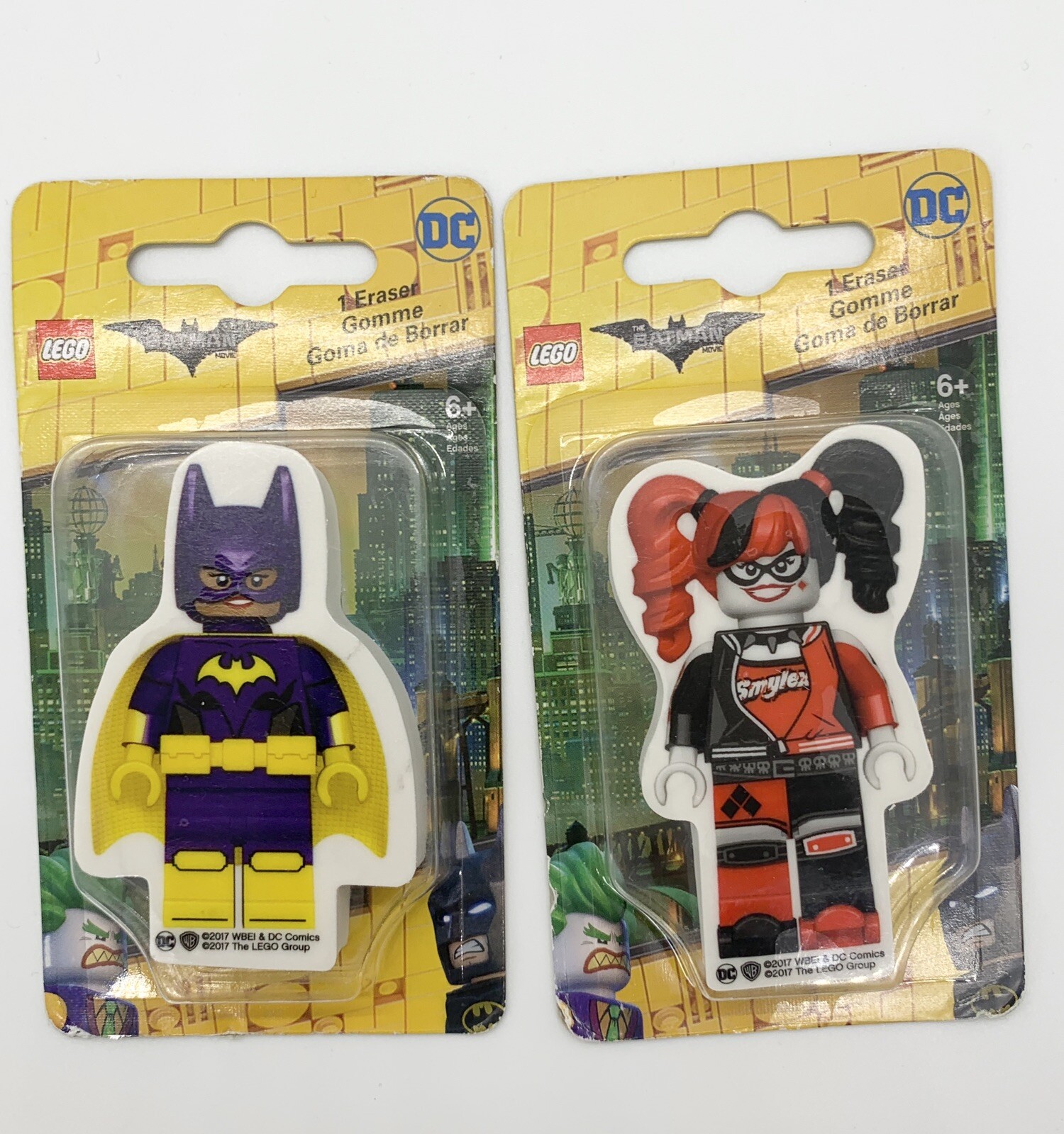 NIP Lego Batman 2017 Movie DC Comics Warner Bros Set of 2 Minifigure ...