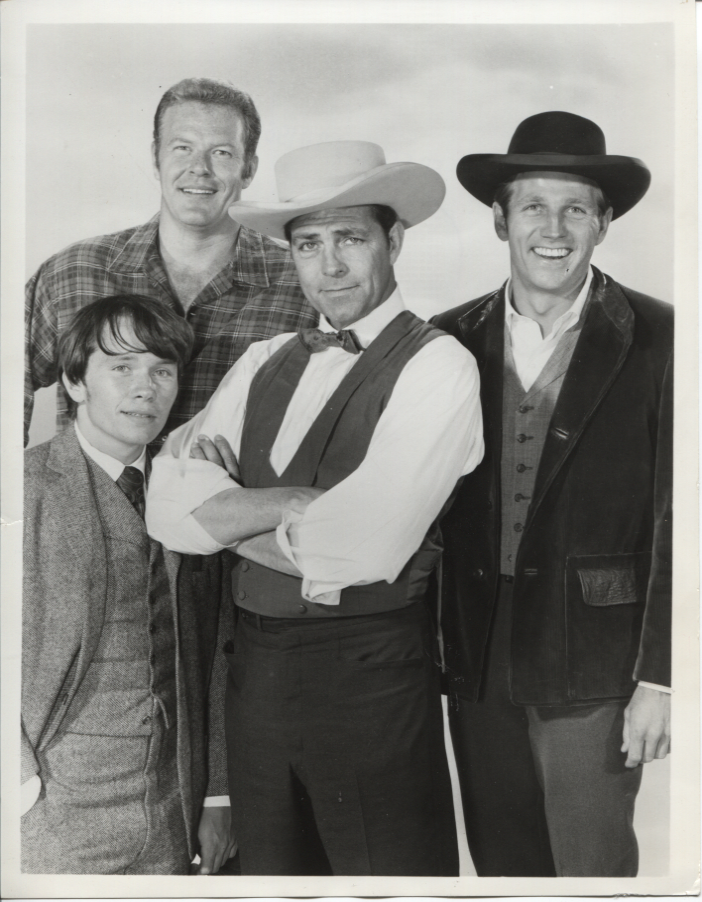 1966 Press Photo Iron Horse Dale Robertson Bob Random Roger Torrey Gary ...