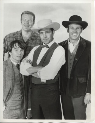 1966 Press Photo Iron Horse Dale Robertson Bob Random Roger Torrey Gary ...