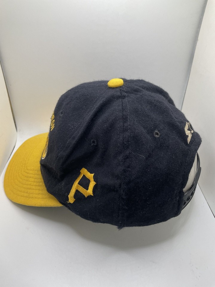 Vintage Starter Pittsburgh Pirates Tailswoop Hat Snapback MLB Black ...