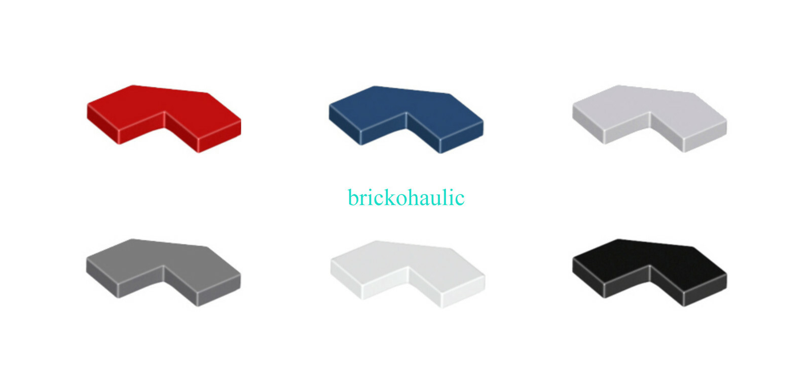 Lego Tile Modified 2 x 2 Corner with Cut Corner - Facet Parts Lot ALL ...