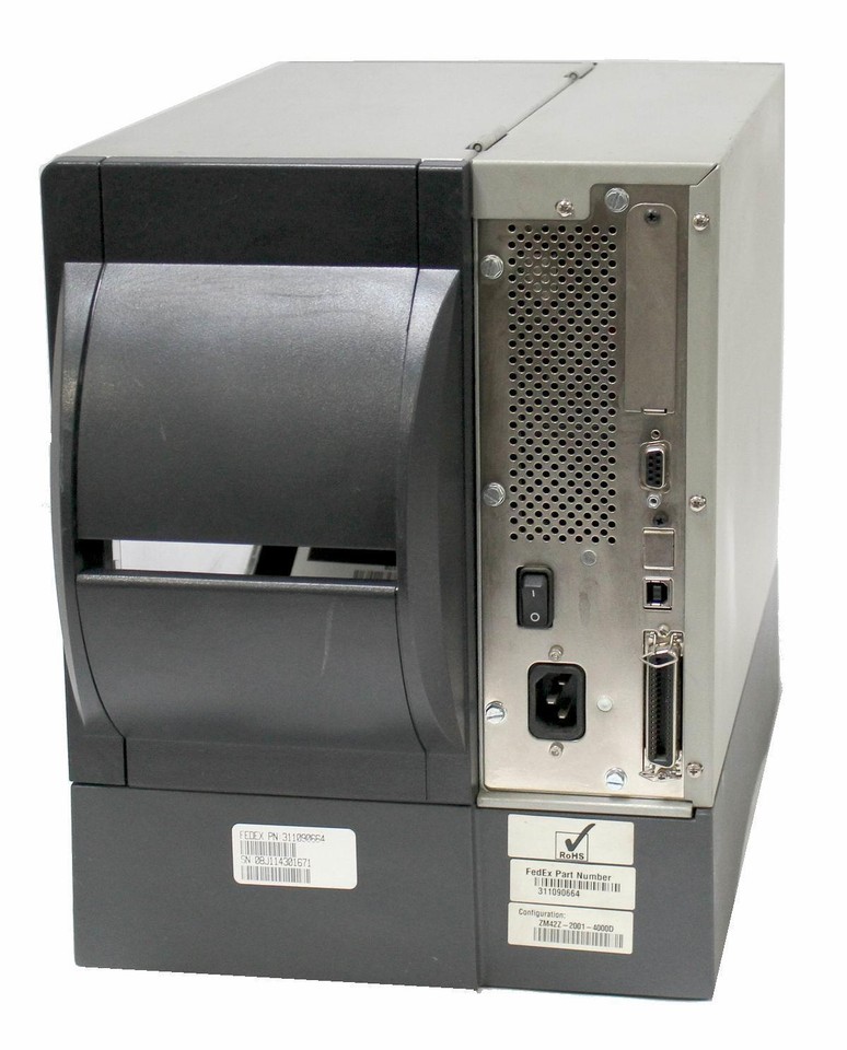 Zebra ZM400 ZM42Z-2001-4000D FedEx 311090664 Direct Thermal Printer ...