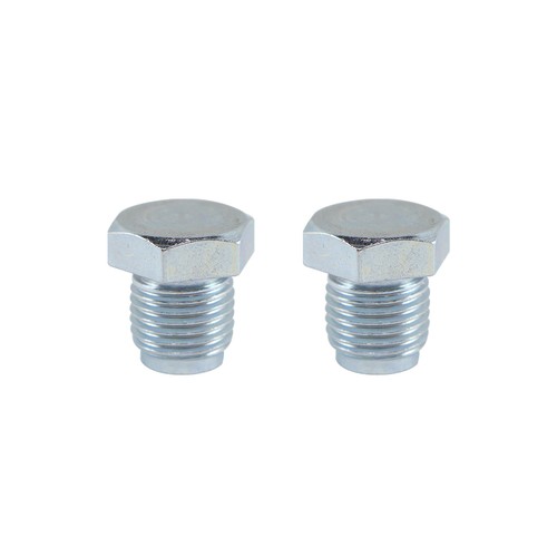 2* Master Cylinder Side Plugs 9/16"-18 1/2"-20 Inverted Flare Nut Port ...