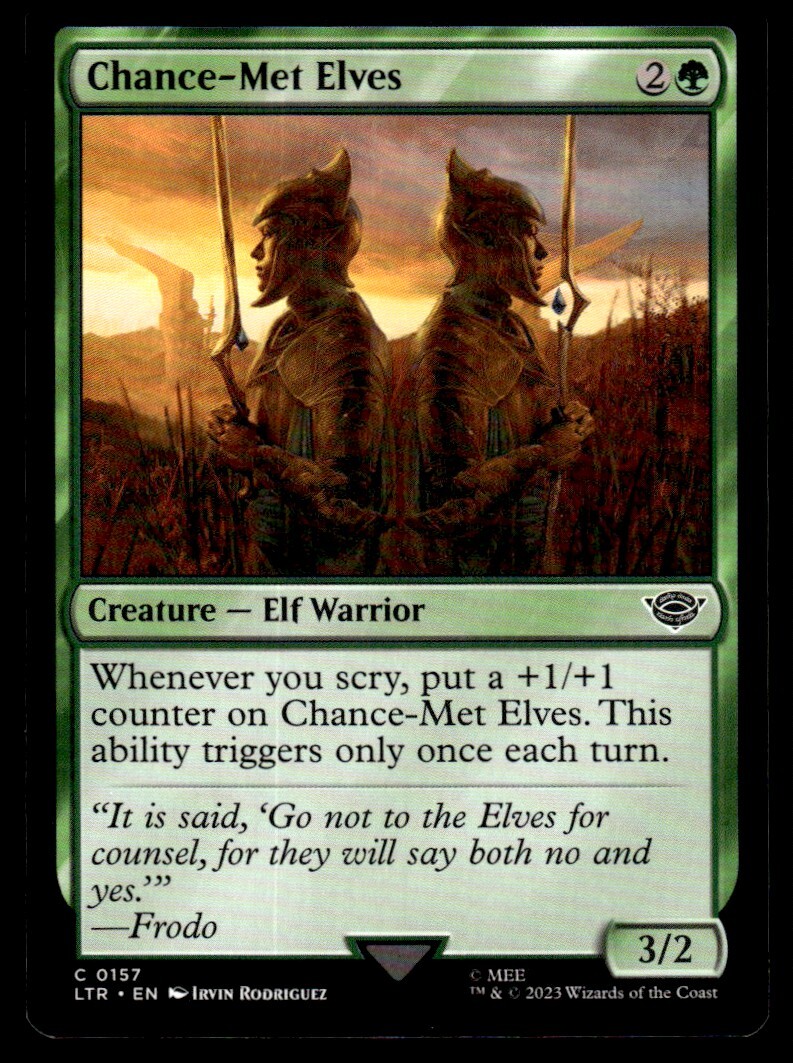 2023 MTG Chance-Met Elves Common LTR #157 | eBay