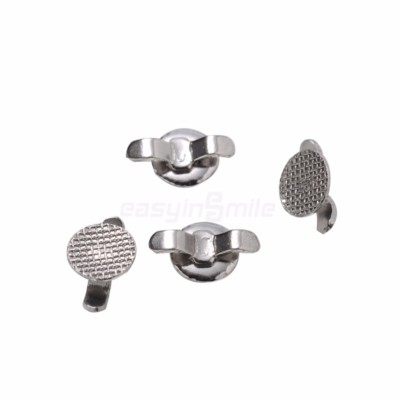 50Pcs Dental Orthodontic Lingual Buttons Weldable Bondable With Cleat ...