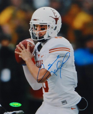 Case McCoy Autographed 8x10 Up Close Texas Longhorns Photo- TriStar ...