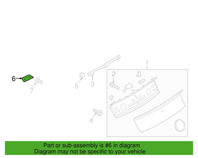2015-2023 Genuine Ford Mustang Right Rear Side Trim Panel FR3Z-63423A42 ...