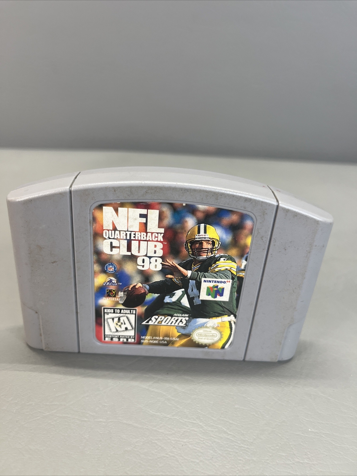 NFL Quarterback Club 98 (Nintendo 64, 1997) N64 Cart Only C 21481640943 ...
