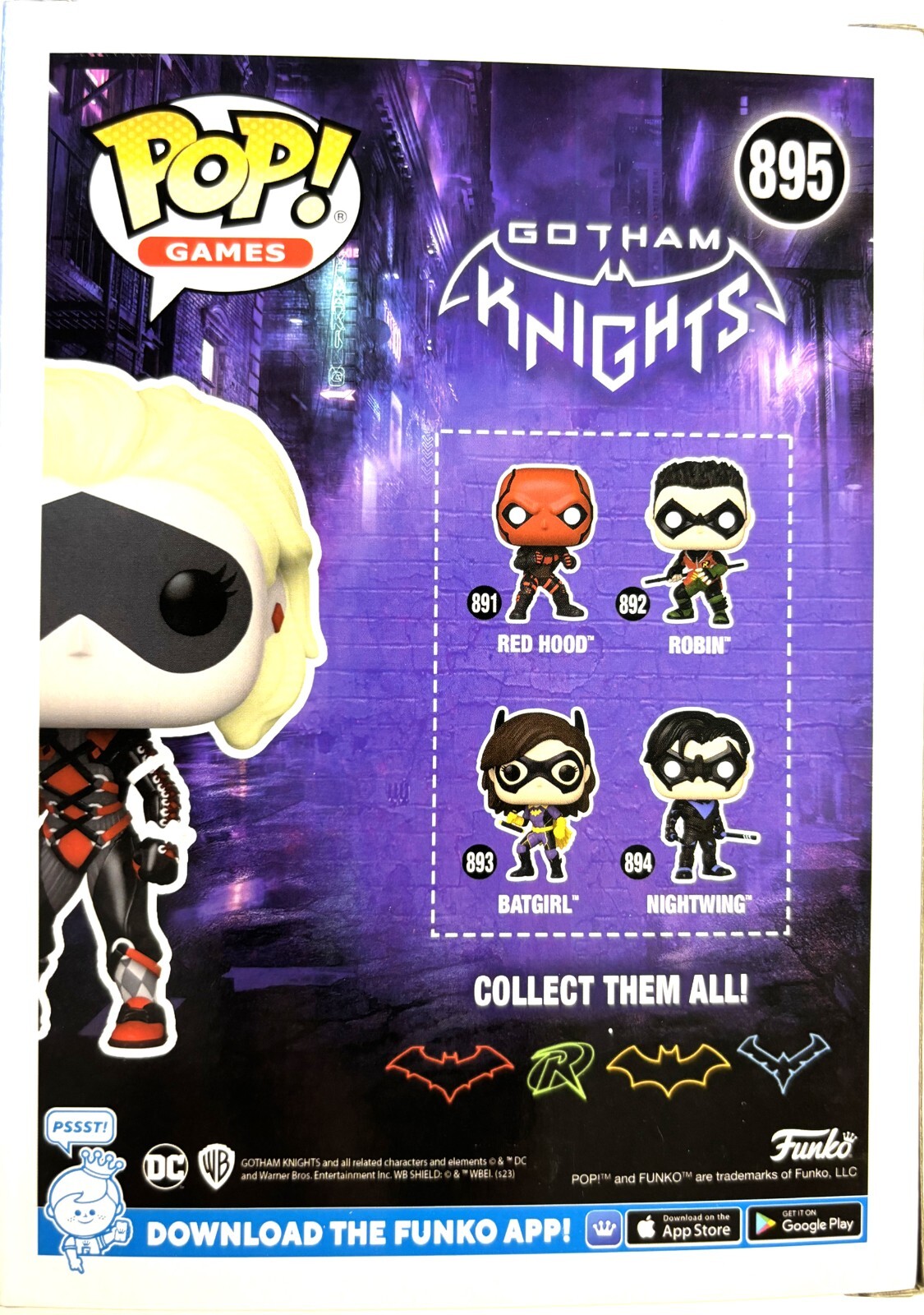Funko POP! Games Gotham Knights HARLEY QUINN Vinyl #895 **EXCLUSIVE ...