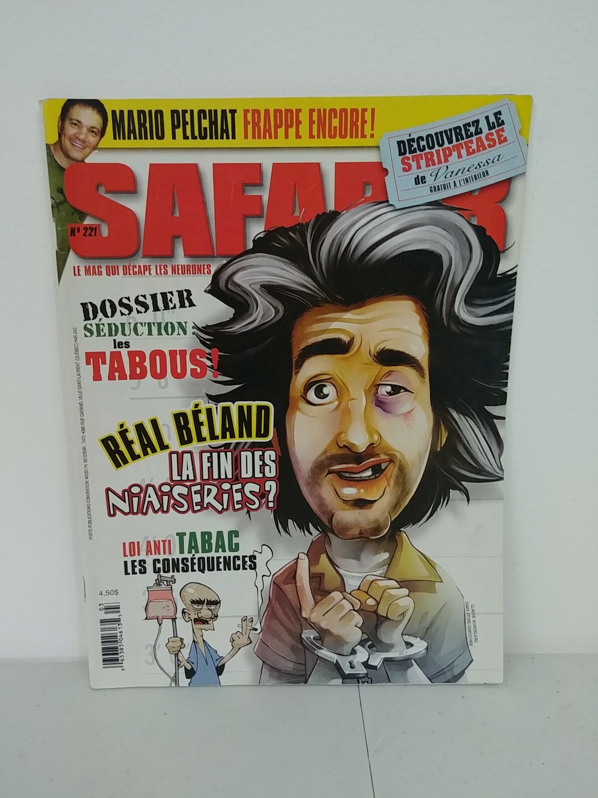 SAFARIR MAGAZINE 221 Real Beland Seduction Anti-tabac FRENCH FRANCAIS ...