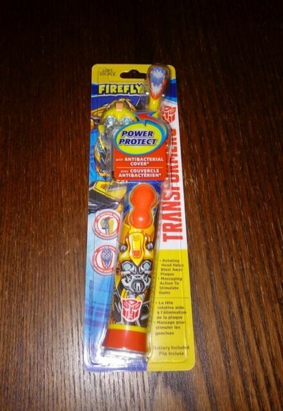 Transformers Firefly Bumblebee Electric Toothbrush With Antibacterial ...
