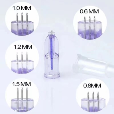 Crystal 3Pin 34G Microneedles Anti Aging Eyes Neck Lines Skin Care ...