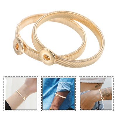 2 Pcs Spring Armband Bracelet Elastic Cuff Bangle Sleeves for | eBay
