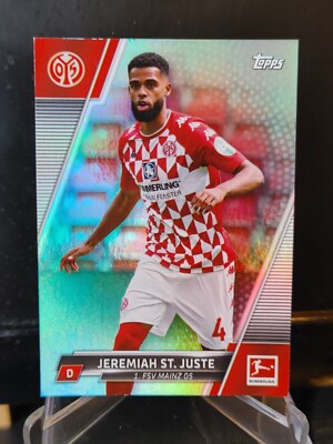 Jeremiah St. Juste 2021-22 Topps Bundesliga Green parallel #136 - 146/ ...