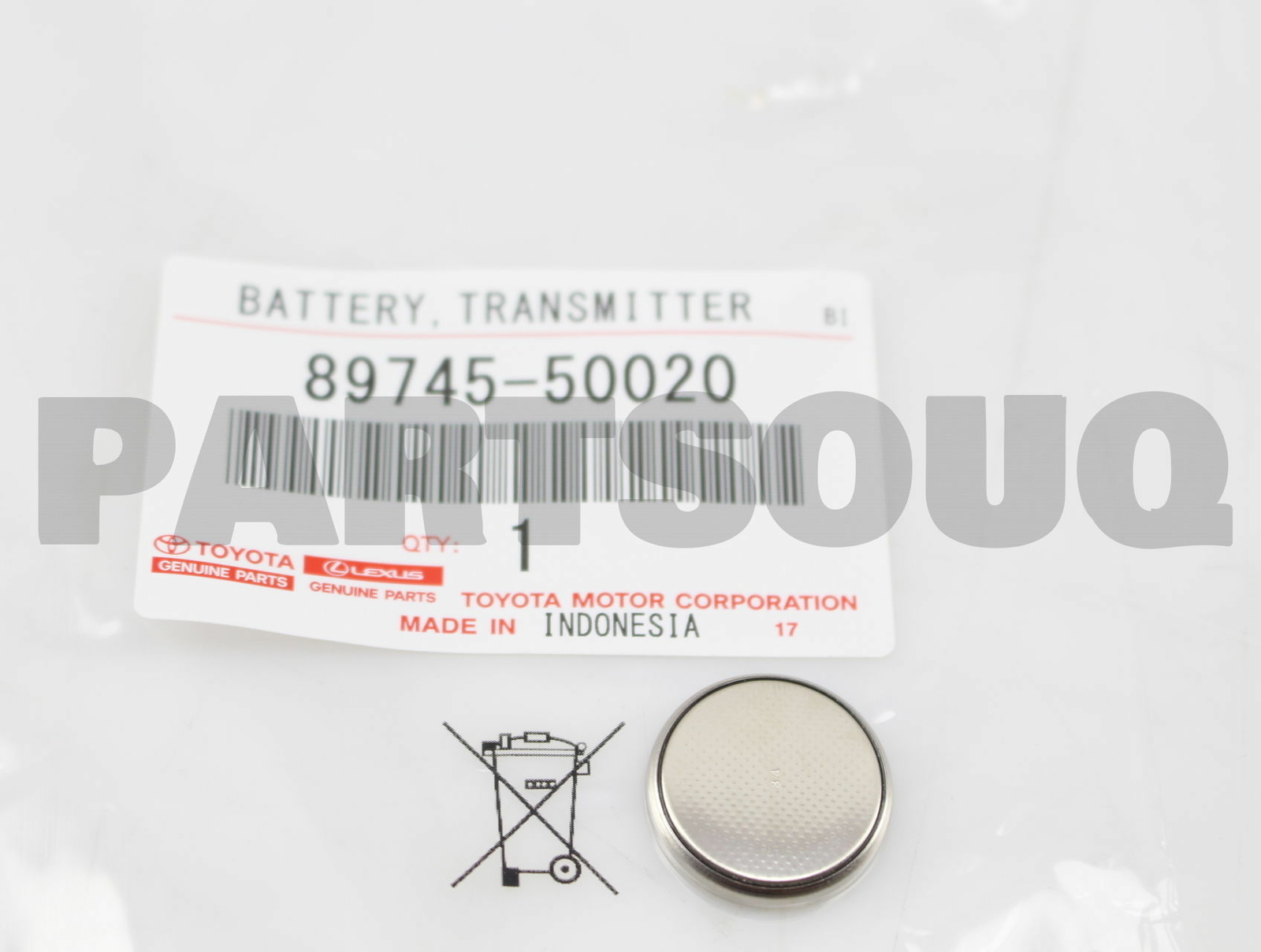 8974550020 Genuine Toyota BATTERY, TRANSMITTER 89745-50020 | eBay