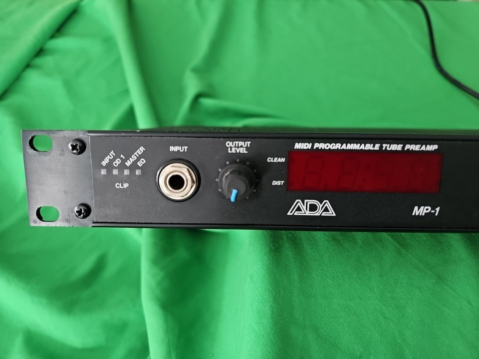 ADA MP-1 Tube Guitar MIDI Programmable Preamp Tested Works US SELLER | eBay