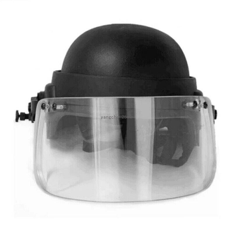US STOCK Military Bulletproof Face Shield NIJ IIIA Visor for M88 Tactical Helmet | eBay