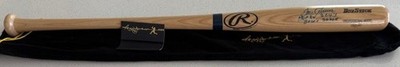 Tom Seaver NY Mets SIGNED AUTOGRAPHED MULTI STAT RAWLINGS BAT Reggie ...